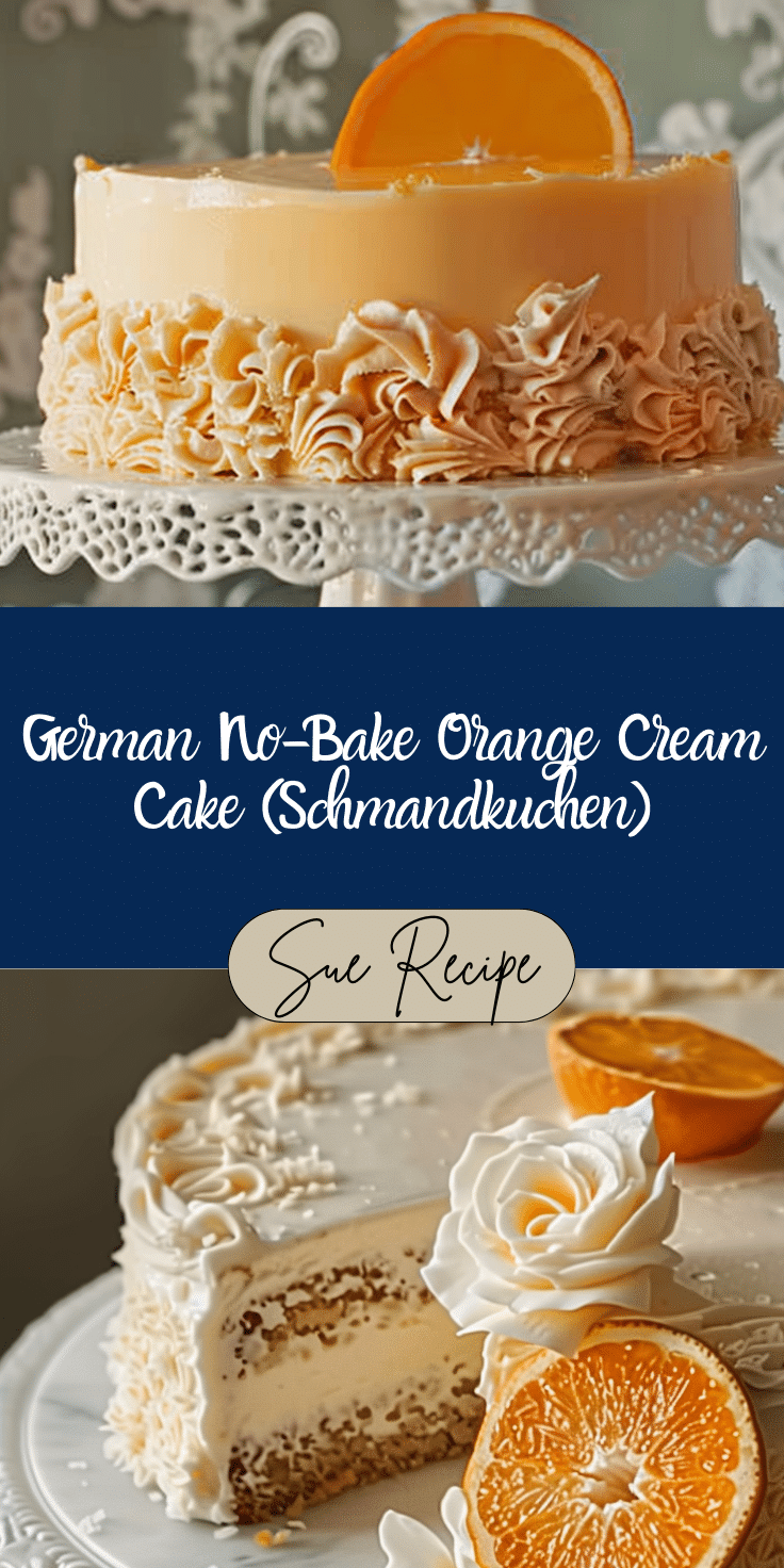 Orange Cream Cake | Sue Recipe