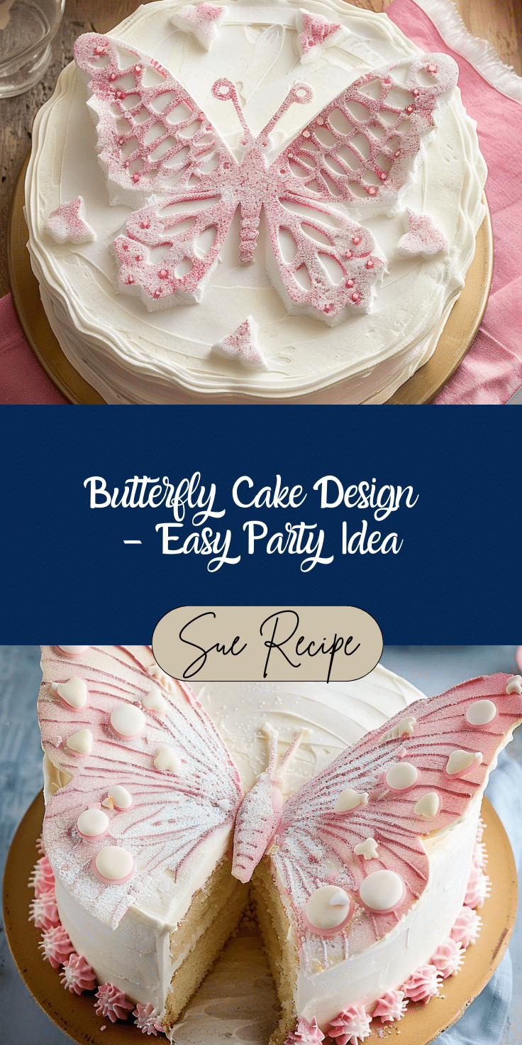 Easy Butterfly Cake | Sue Recipe