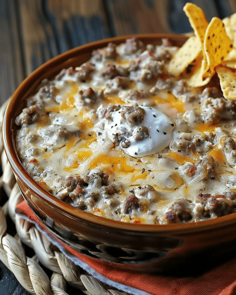 Meaty Texas Trash Dip | Sue Recipe