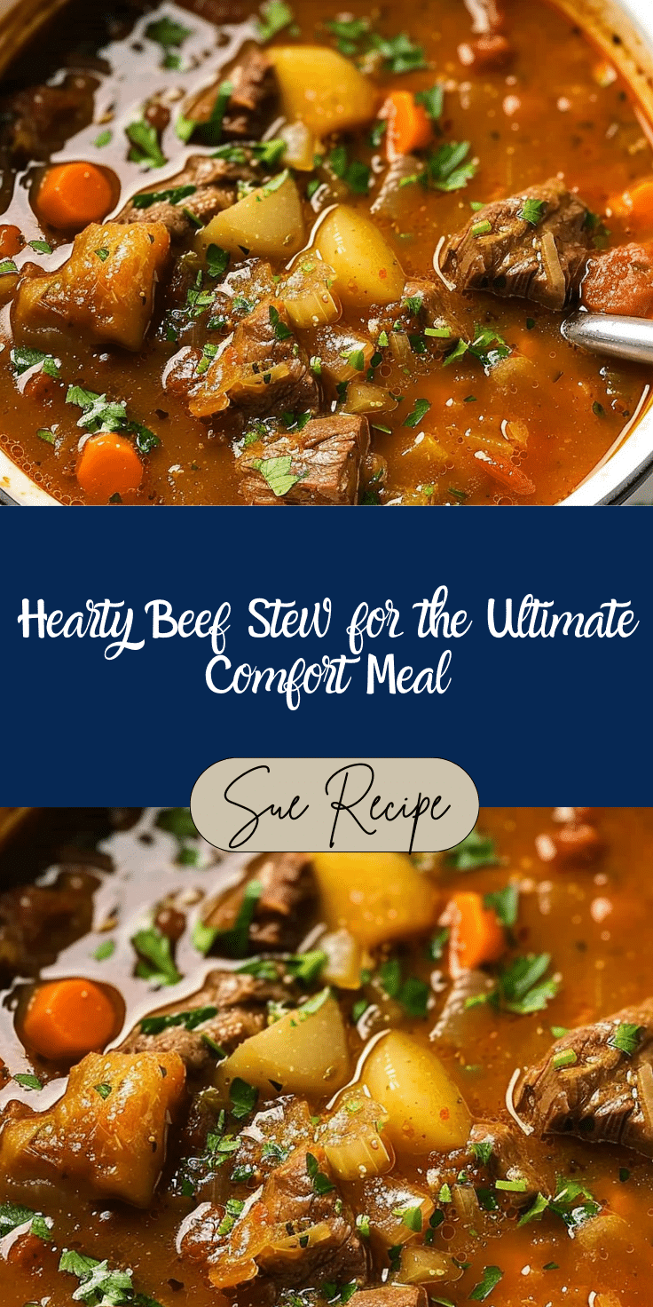 Old Fashioned Beef Stew | Sue Recipe