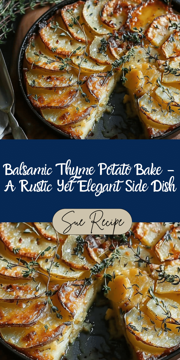 Crispy Balsamic-Thyme Potato Torte | Sue Recipe