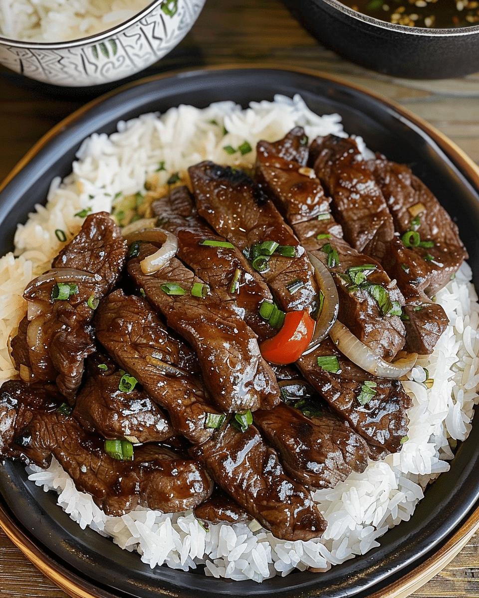 Sizzling Chinese Pepper Steak with Onions | Sue Recipe