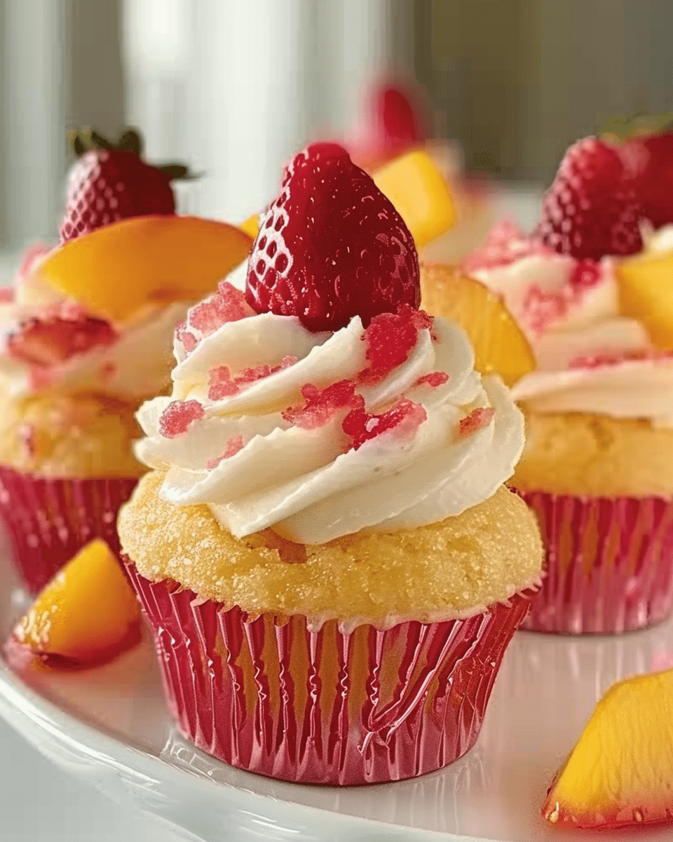Strawberry Mango Margarita Cupcakes | Sue Recipe