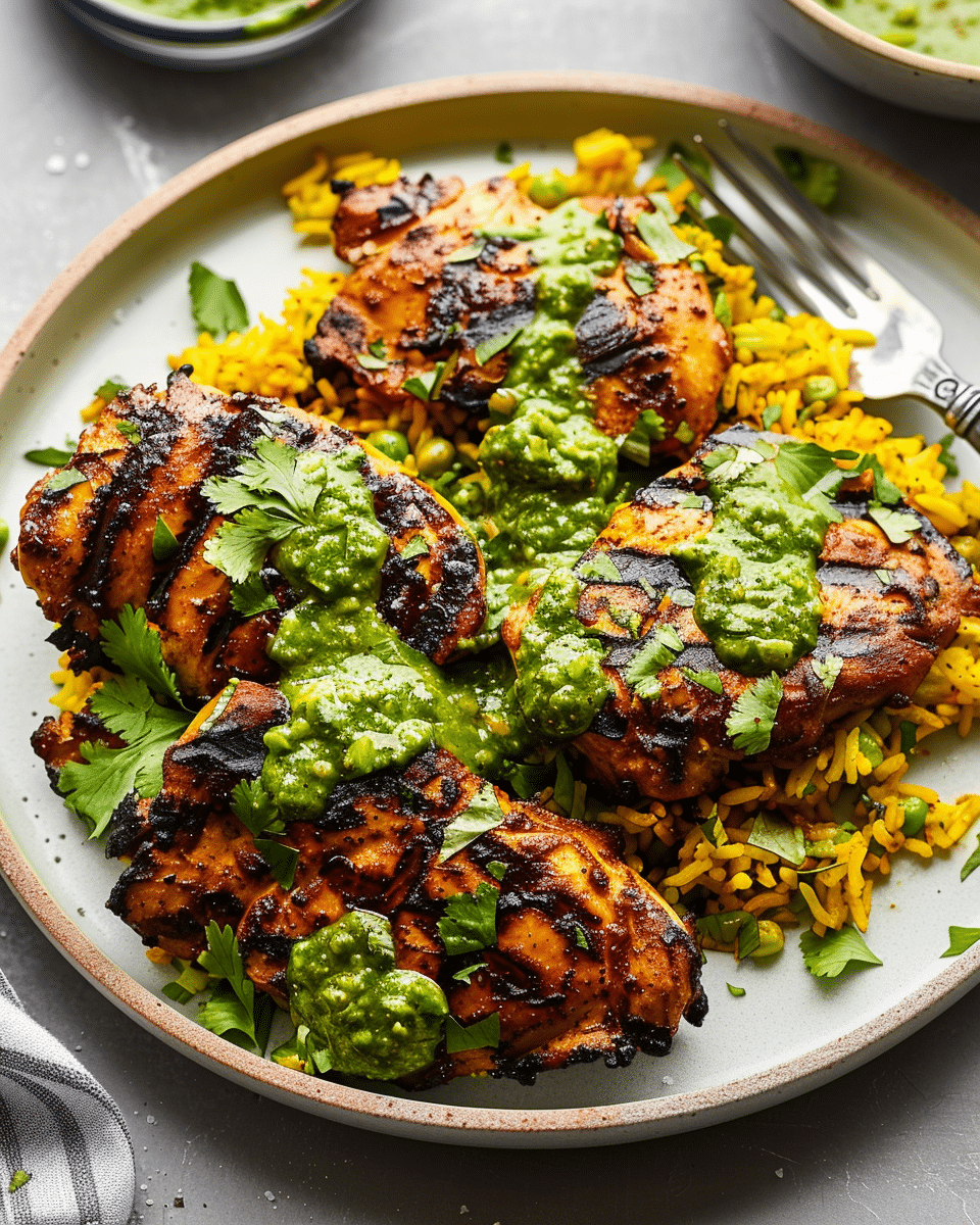 Peruvian Chicken & Rice with Green Sauce | Sue Recipe