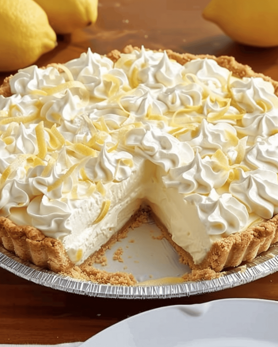 Cream Cheese Lemonade Pie | Sue Recipe