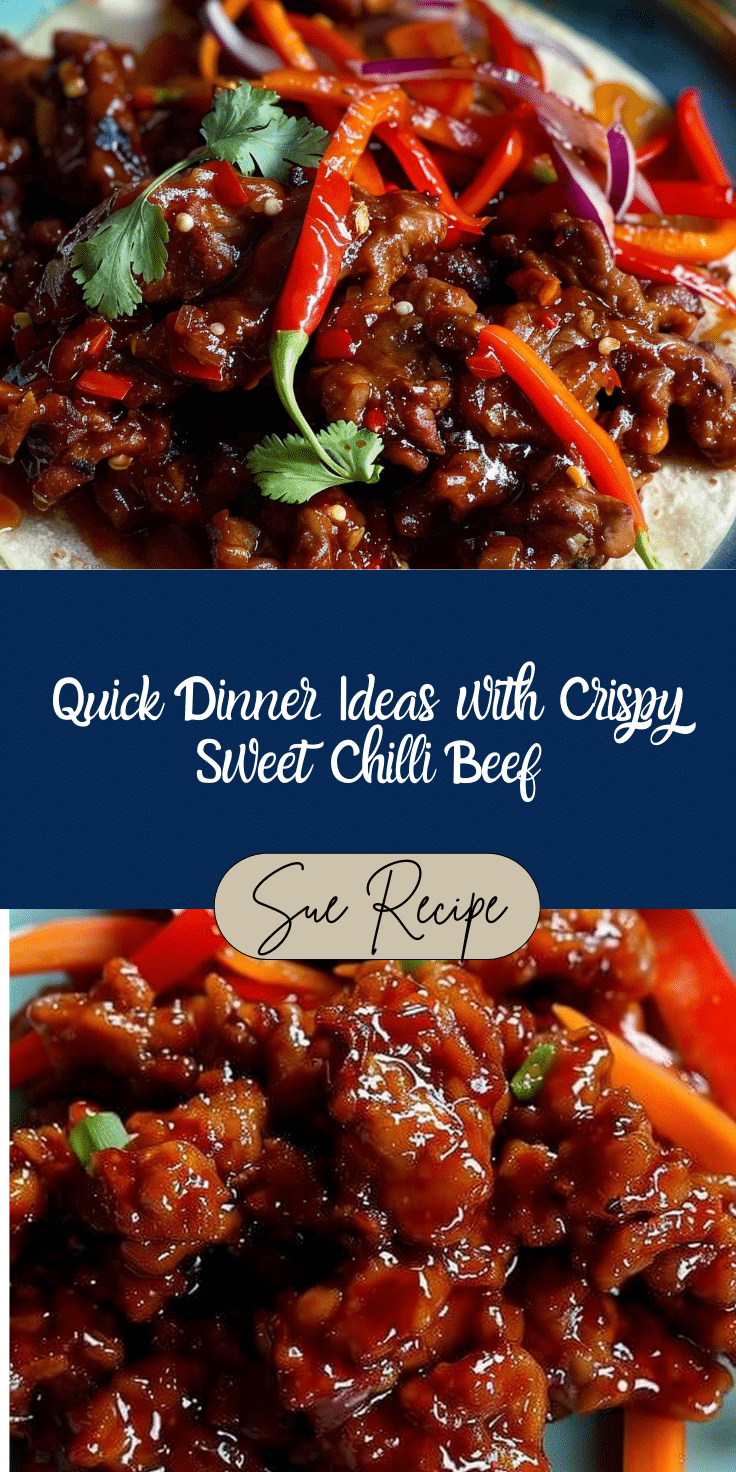 Crispy Sweet Chilli Beef | Sue Recipe