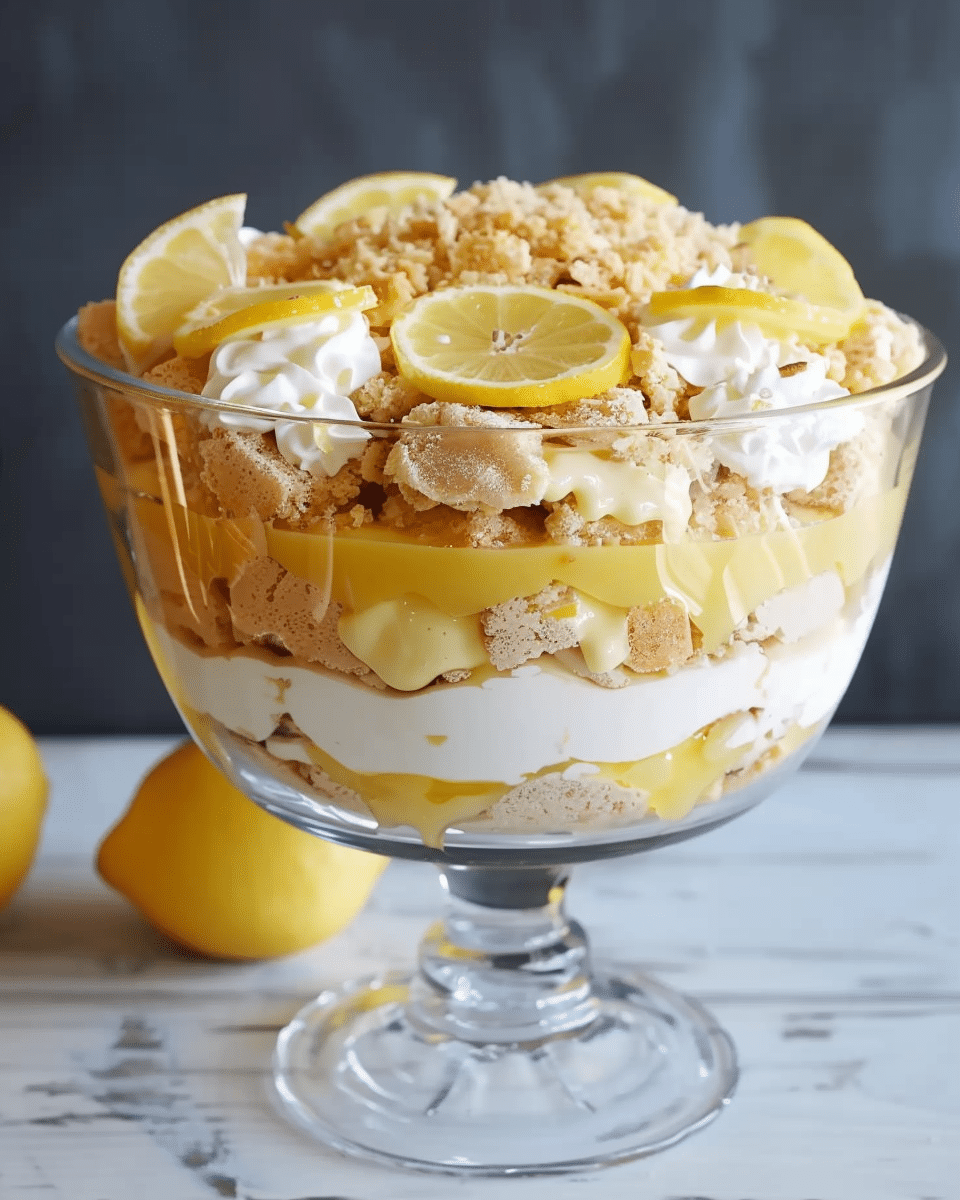 Easy Lemon Trifle Recipe | Sue Recipe