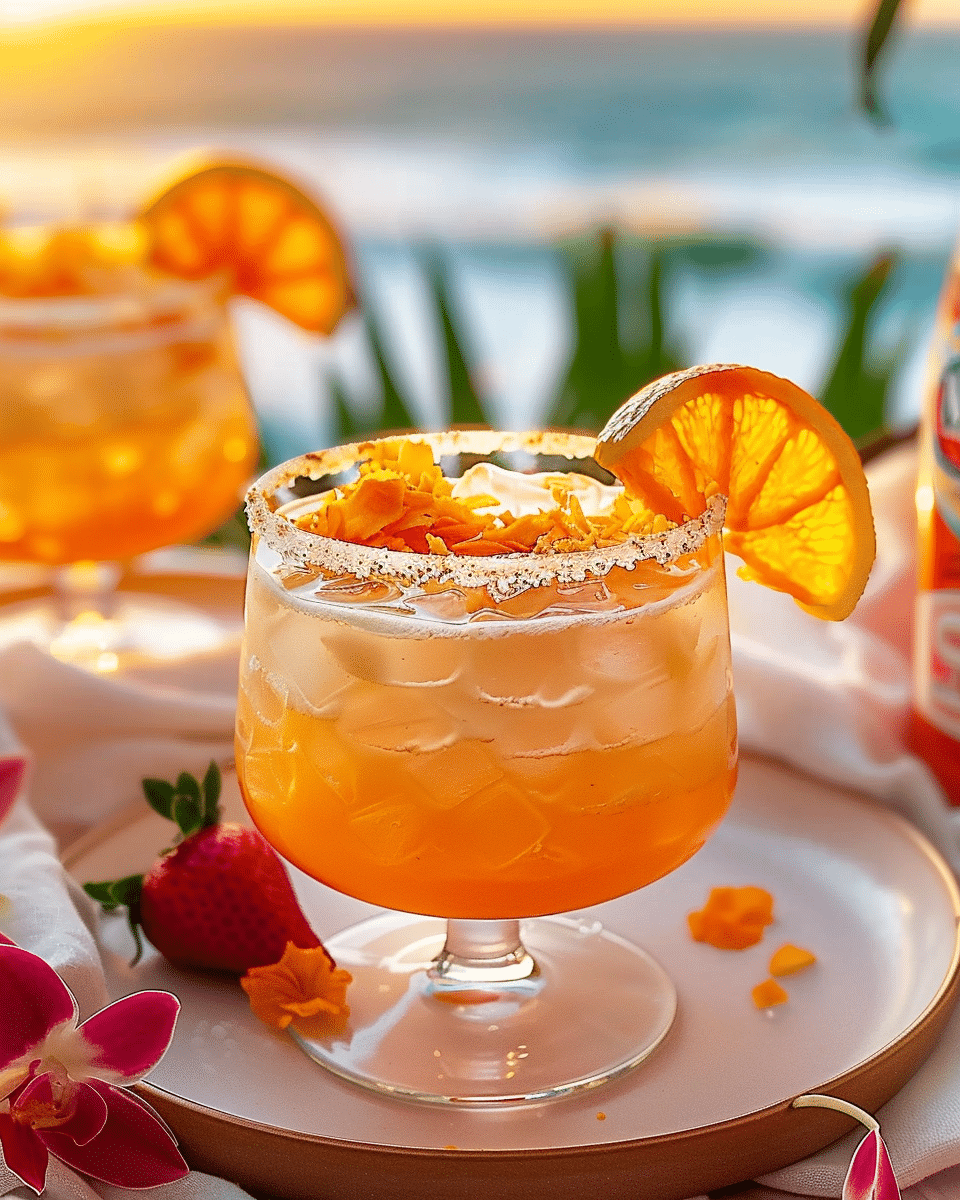 Malibu Sunset Cocktail | Sue Recipe