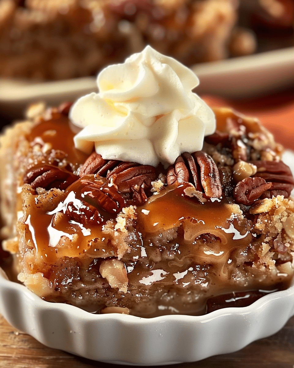 Irresistible Pecan Pie Dump Cake Recipe | Sue Recipe