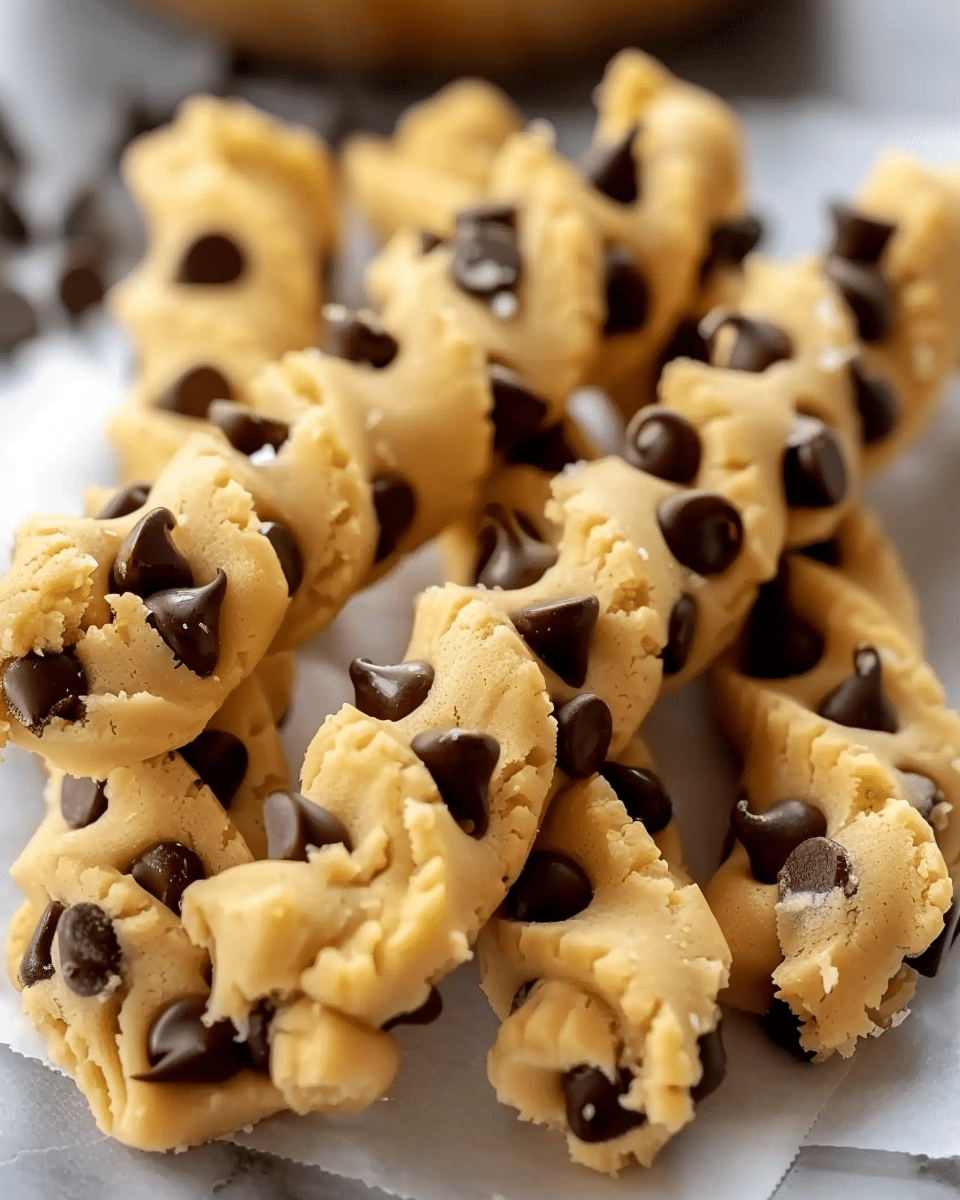 Chocolate Chip Cookie Dough Twists | Sue Recipe