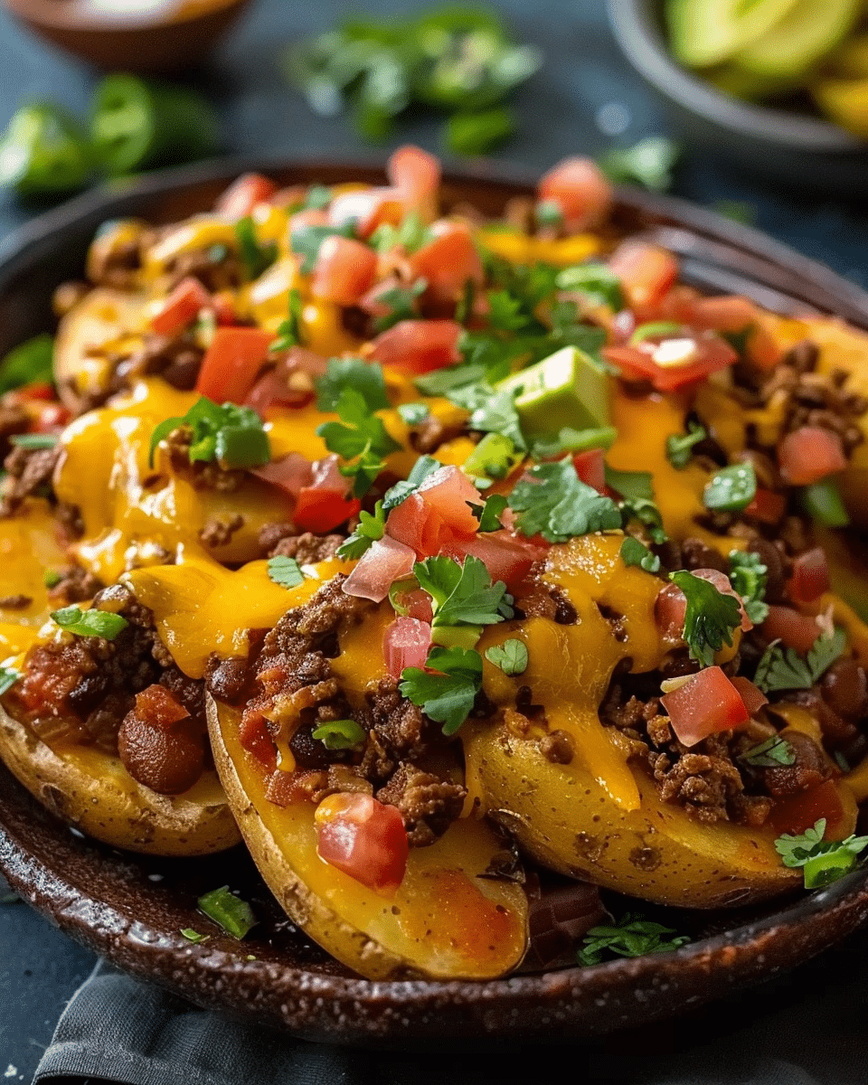 Taco Potatoes Recipe | Sue Recipe