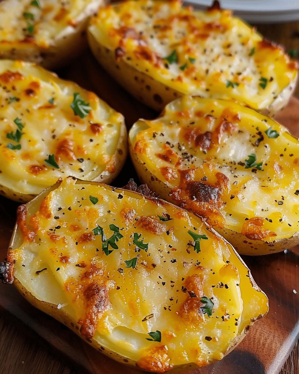 Sliced Baked Potatoes | Sue Recipe