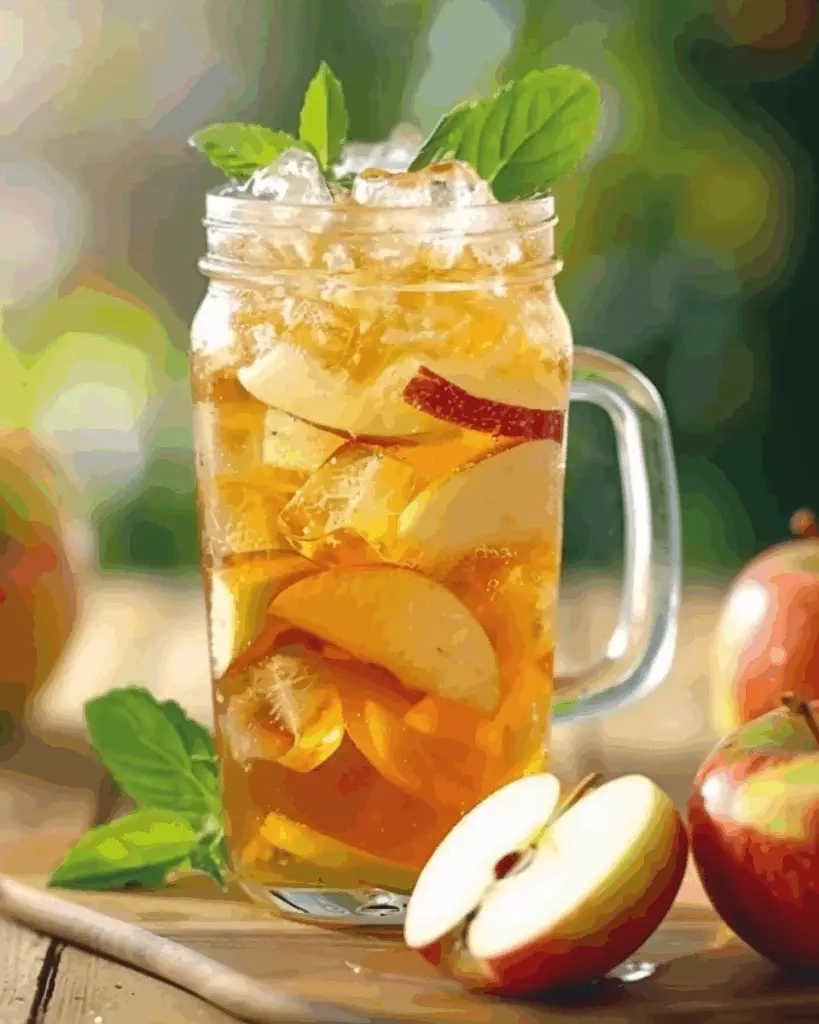 Iced Apple Green Tea: A Crisp and Refreshing Summer Delight | Sue Recipe