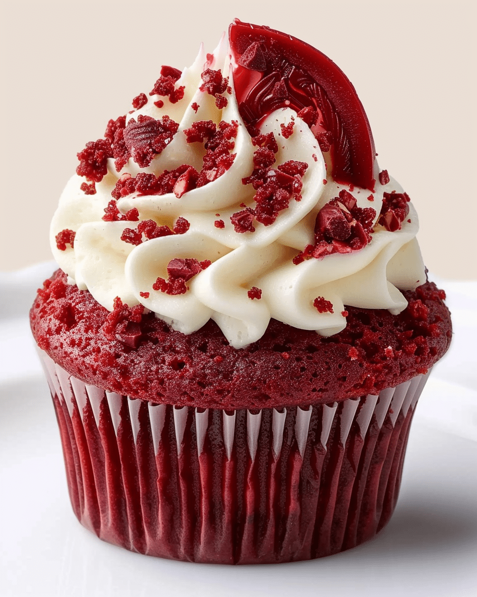 Red Velvet Crush Cupcakes | Sue Recipe