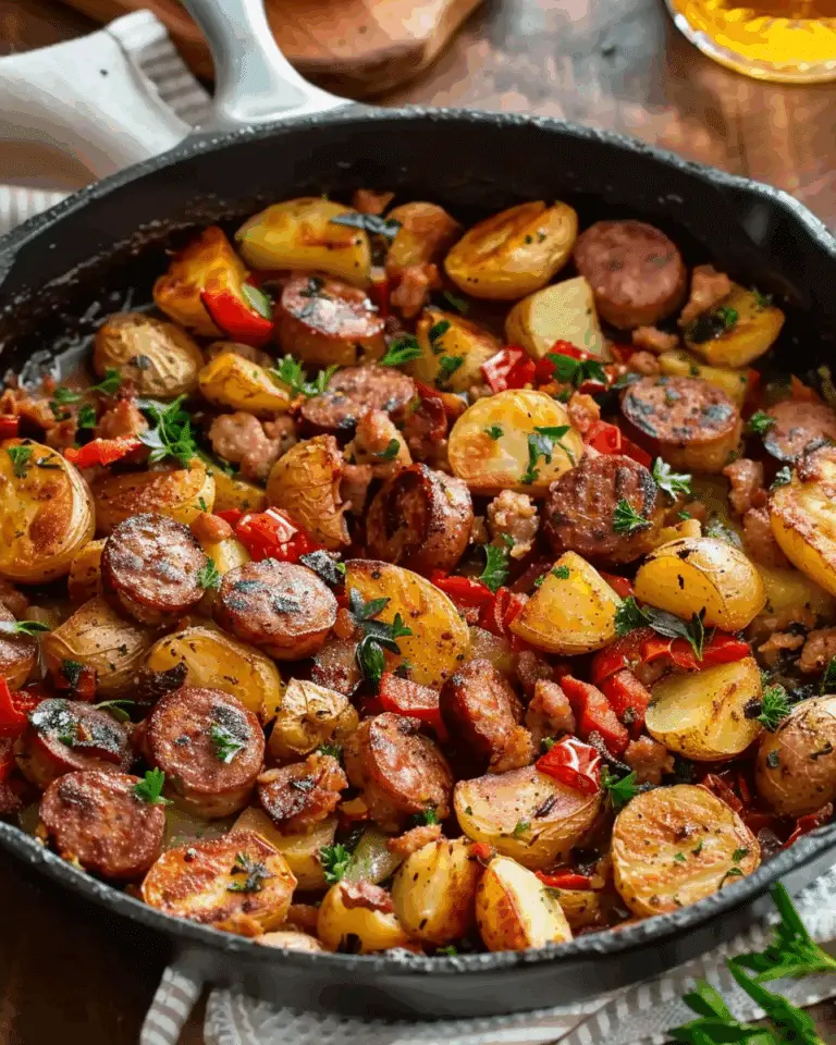 Sausage and Potatoes Skillet | Sue Recipe