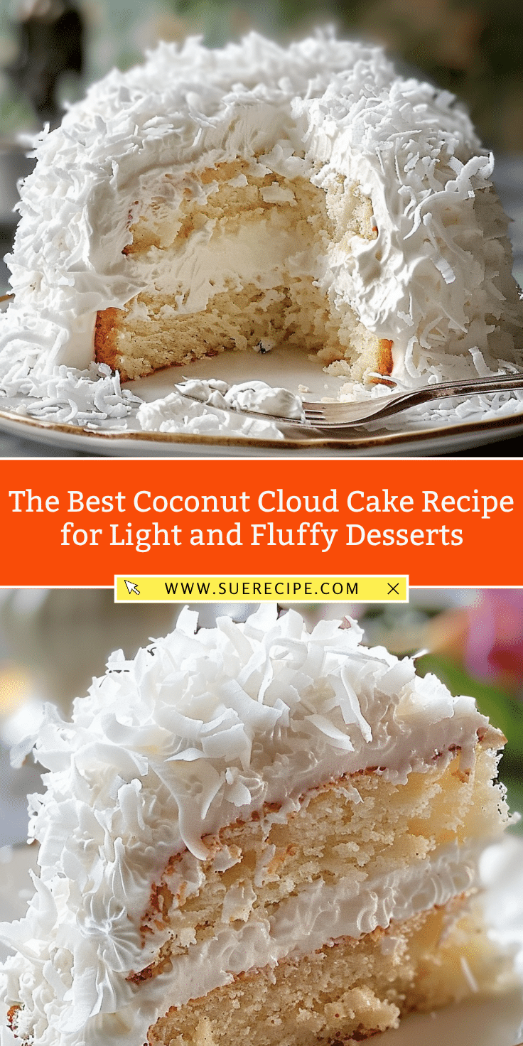 Coconut Cloud Cake | Sue Recipe