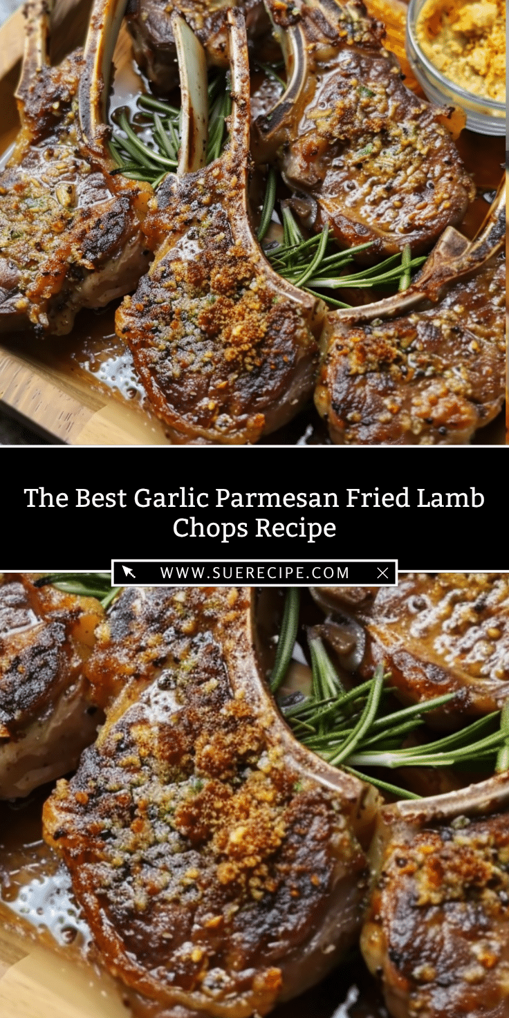 Garlic Parmesan Fried Lamb Chops | Sue Recipe