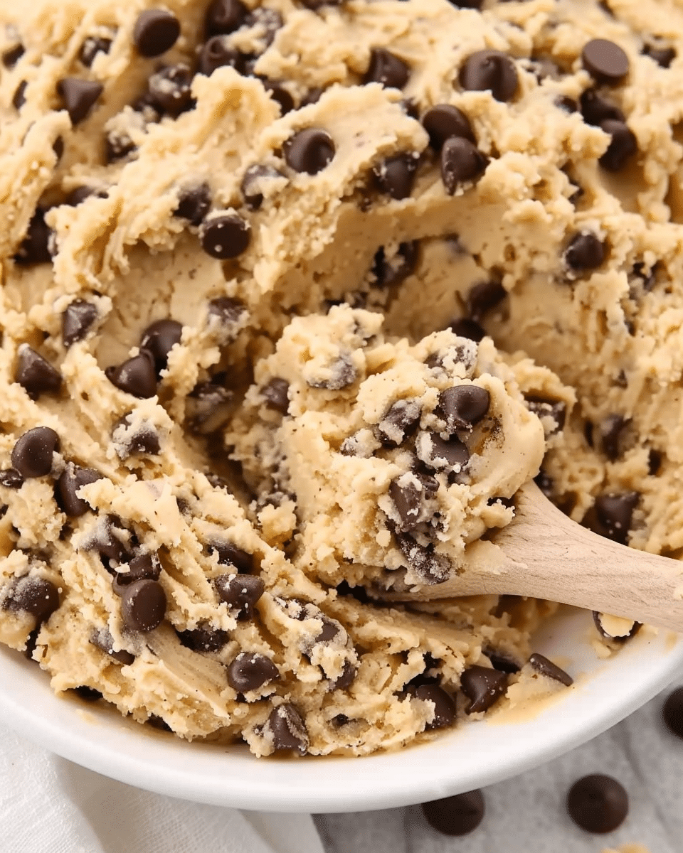 Edible Chocolate Chip Cookie Dough | Sue Recipe