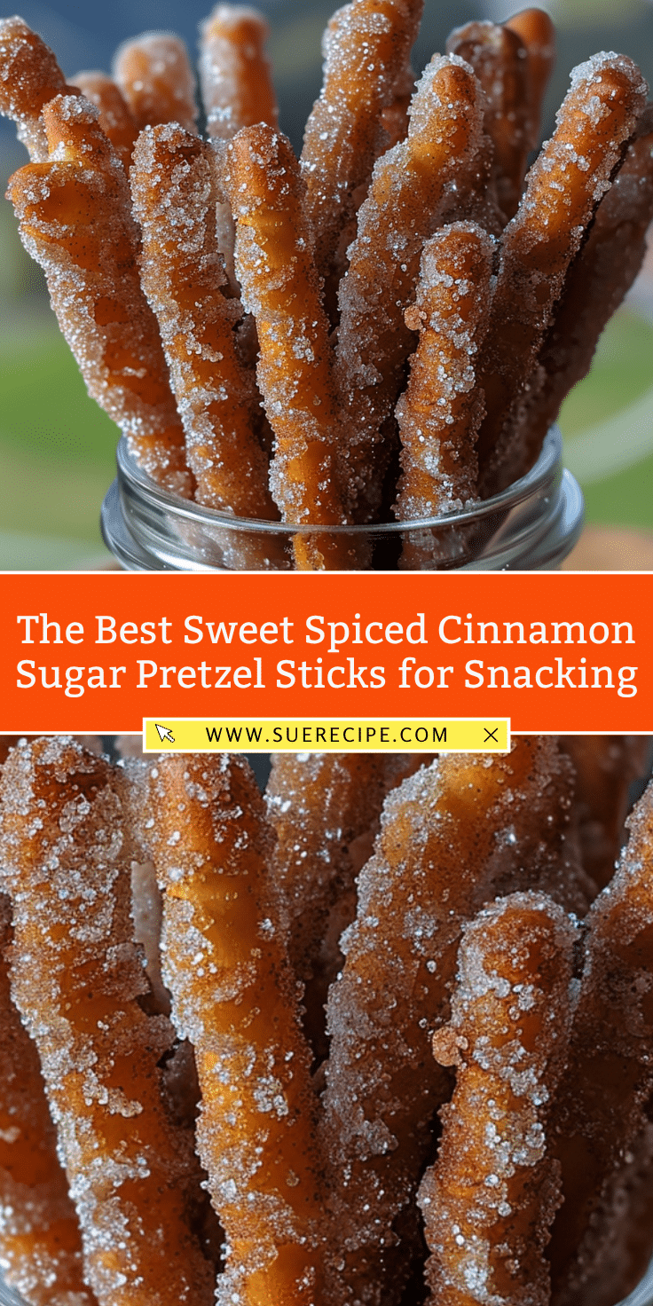 Sweet Spiced Cinnamon Sugar Pretzel Sticks | Sue Recipe