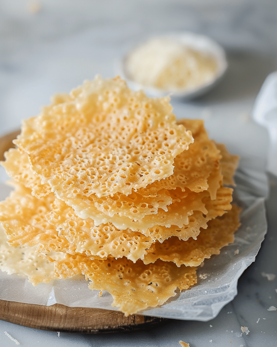 Parmesan Cheese Crisps | Sue Recipe