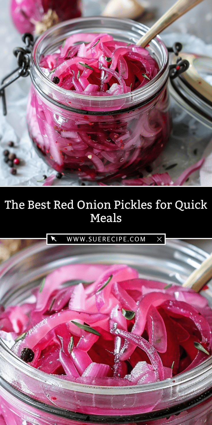 Red Onion Pickles | Sue Recipe