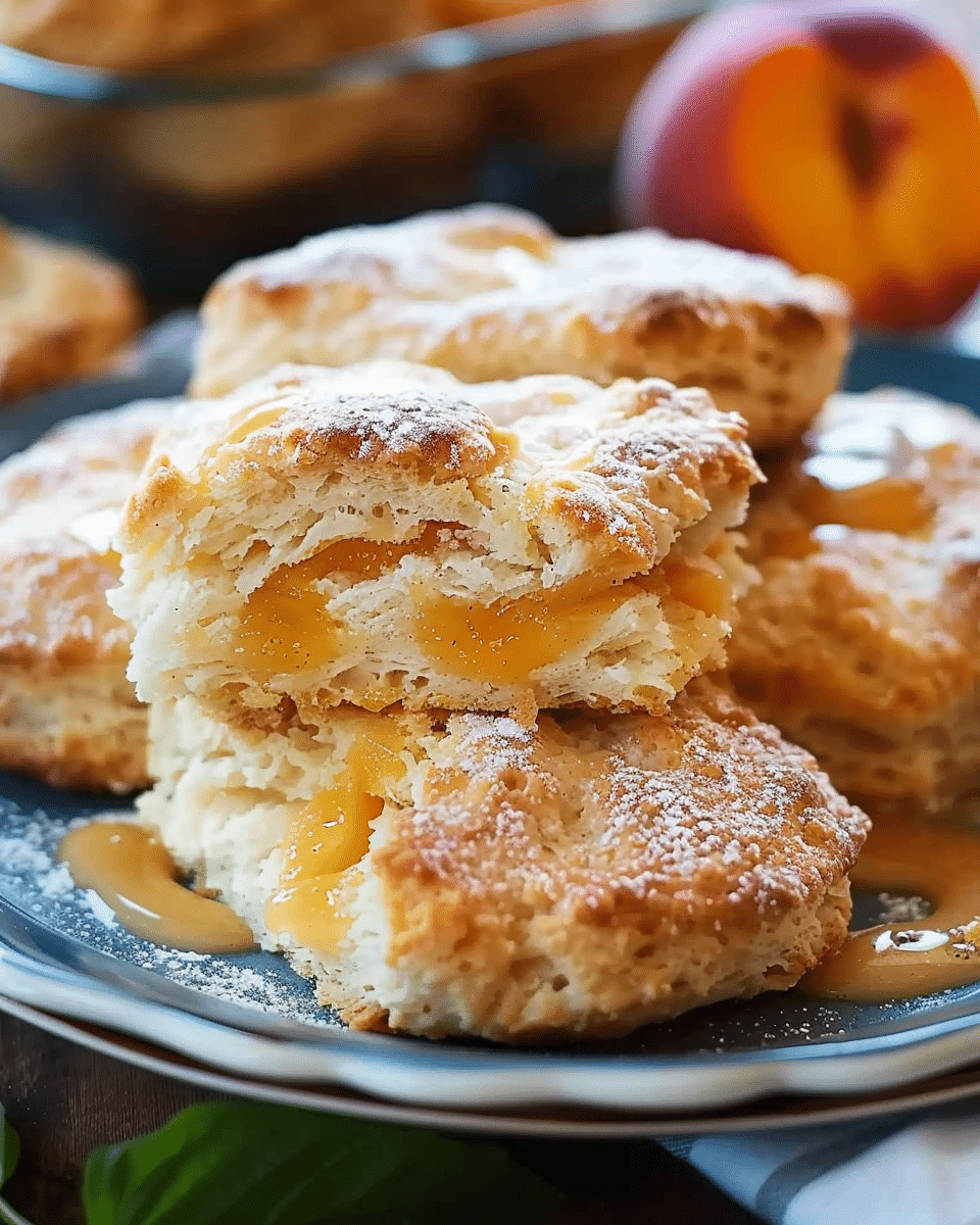 Peach Butter Swim Biscuits | Sue Recipe