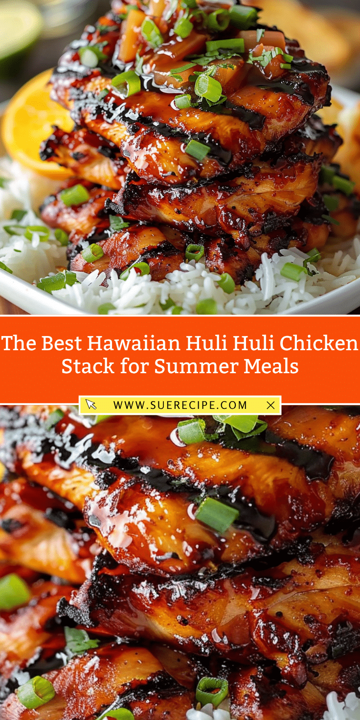 Hawaiian Huli Huli Chicken Stack | Sue Recipe