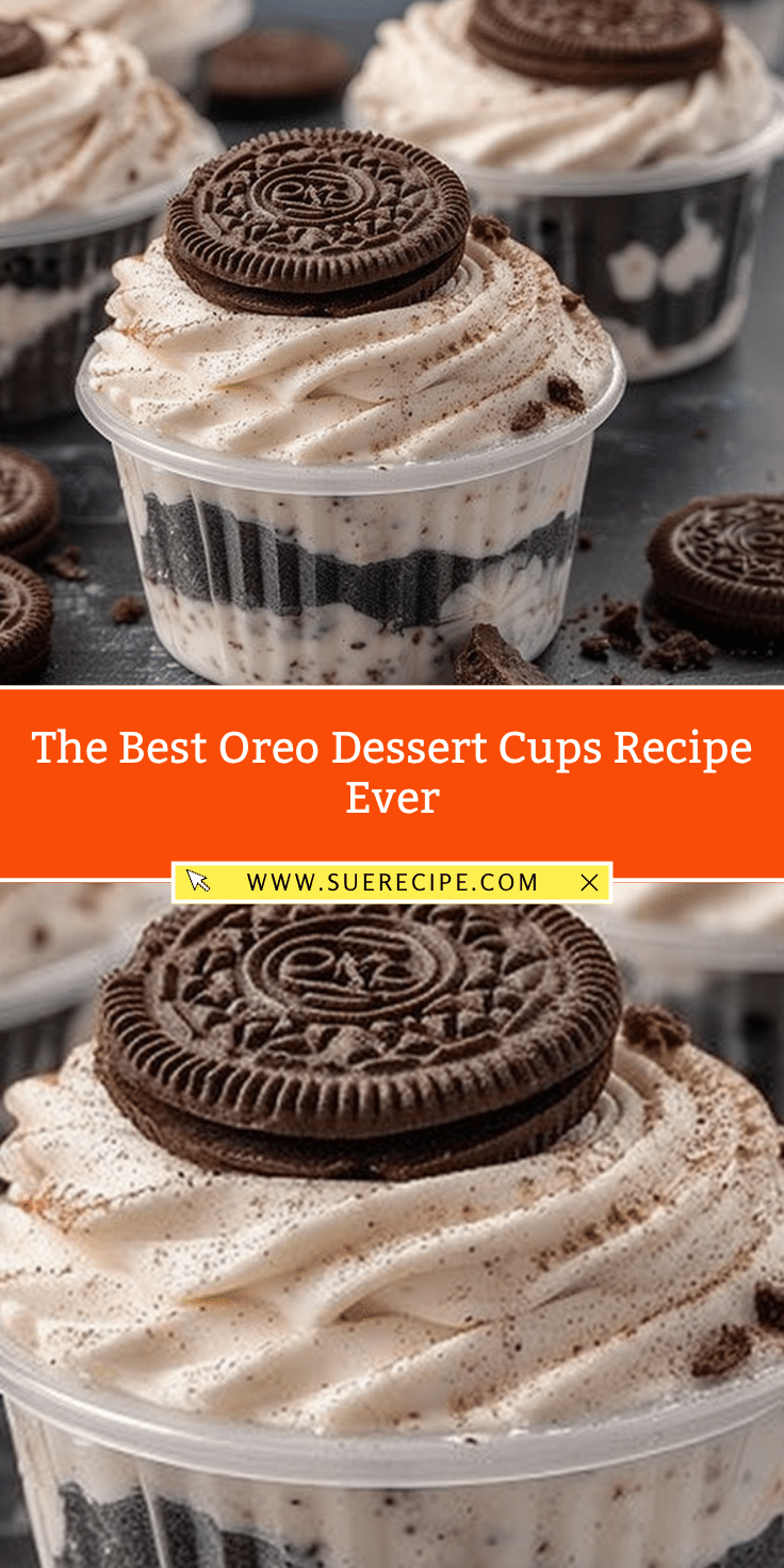 Oreo Dessert Cups | Sue Recipe