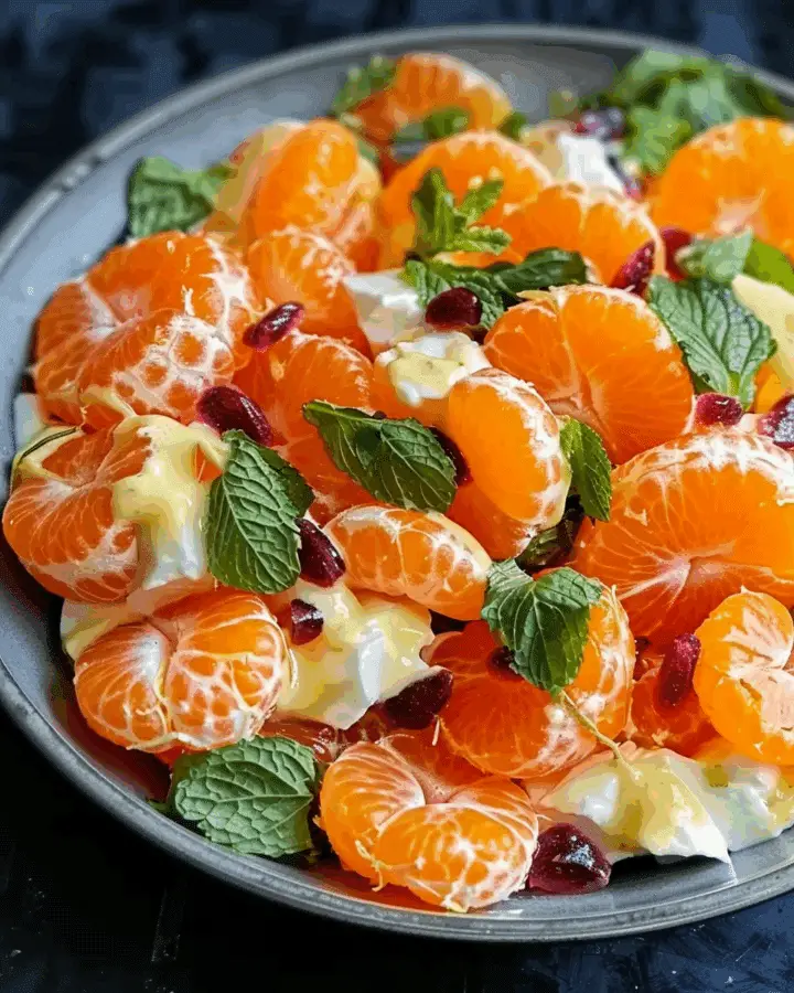 Mandarin Orange Salad | Sue Recipe