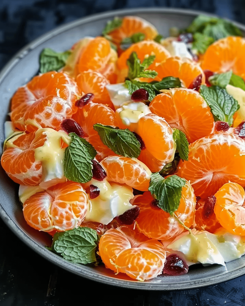 Mandarin Orange Salad | Sue Recipe