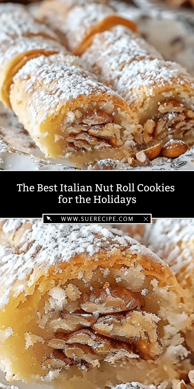 Italian Nut Roll Cookies Recipe | Sue Recipe