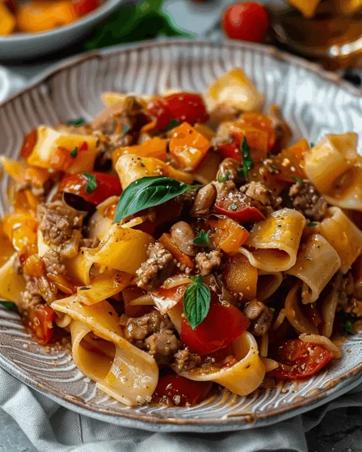 Italian Drunken Noodles | Sue Recipe