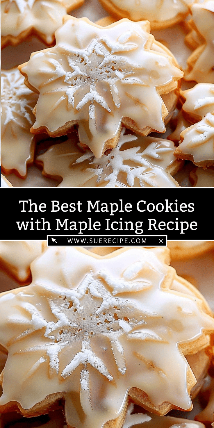 Maple Cookies with Maple Icing | Sue Recipe
