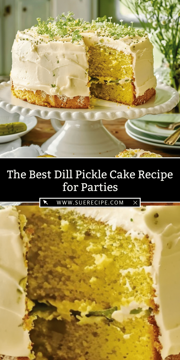 Dill Pickle Cake | Sue Recipe