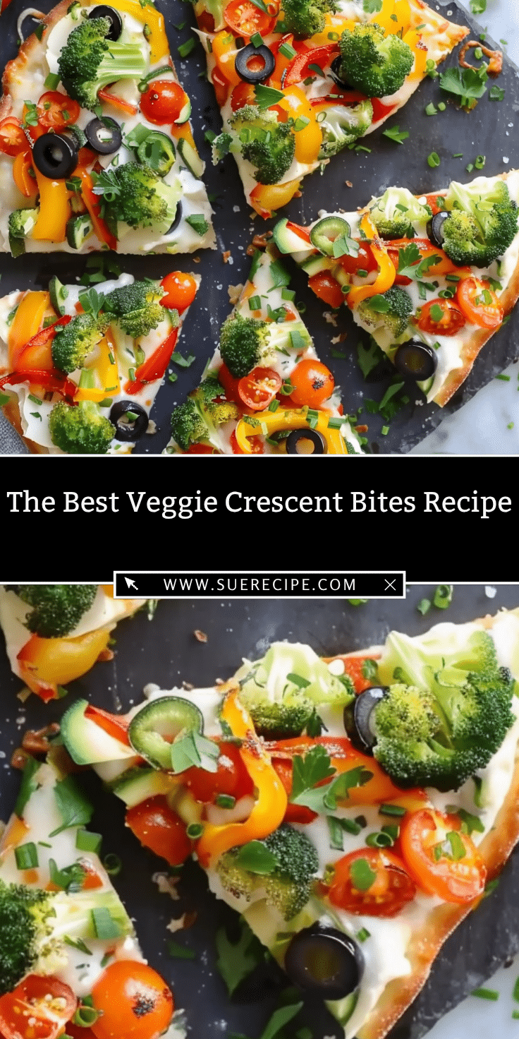 Veggie Crescent Bites | Sue Recipe