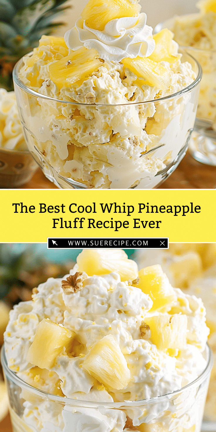 Cool Whip Pineapple Fluff | Sue Recipe