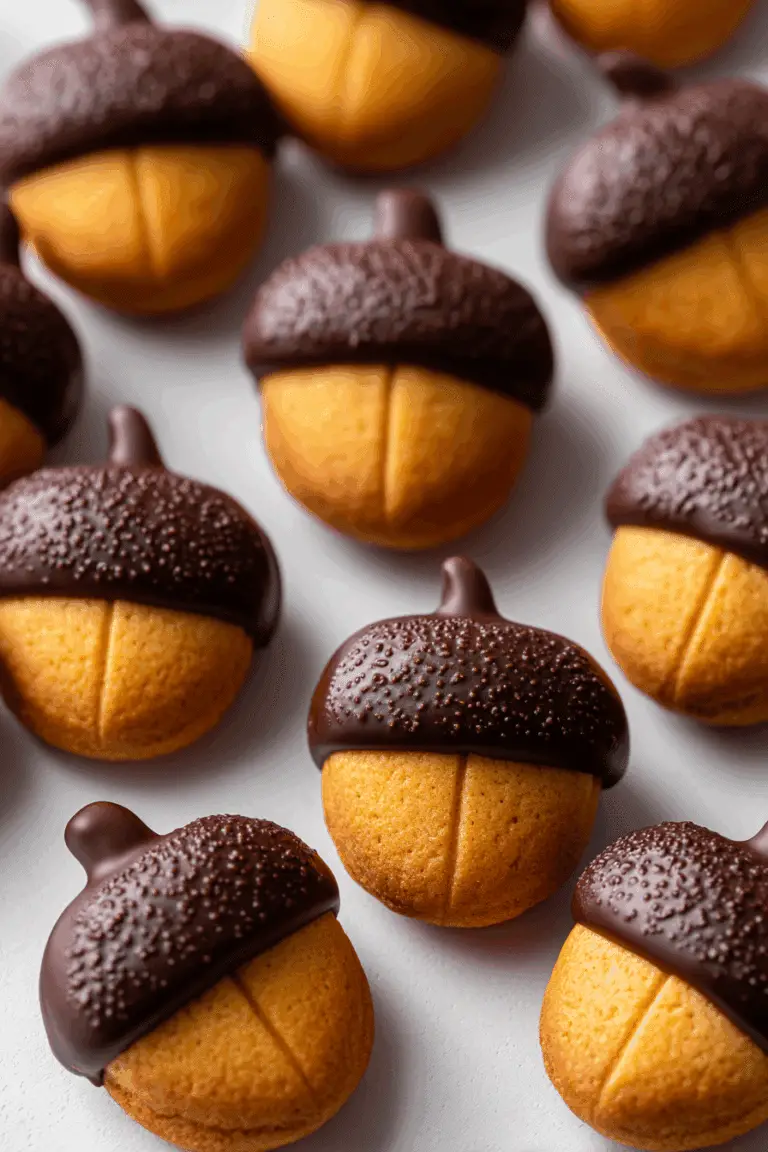 No-Bake Acorn Cookies | Sue Recipe