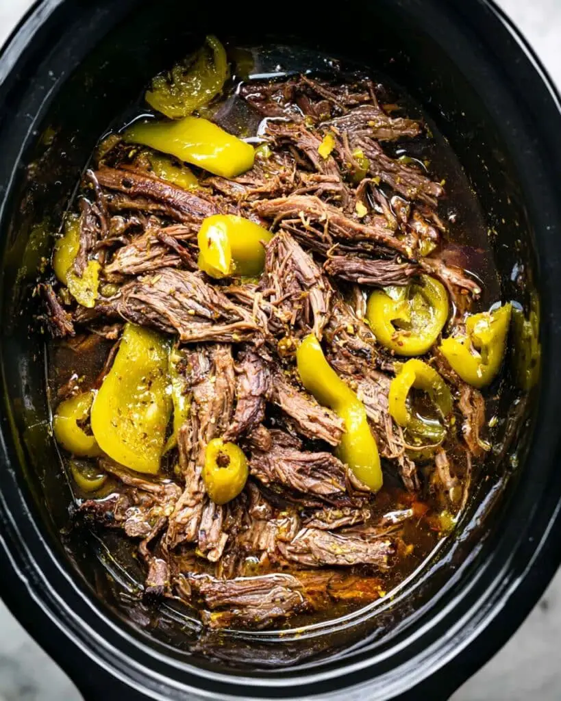 Slow Cooker Italian Beef Sandwiches | Hearty & Flavorful