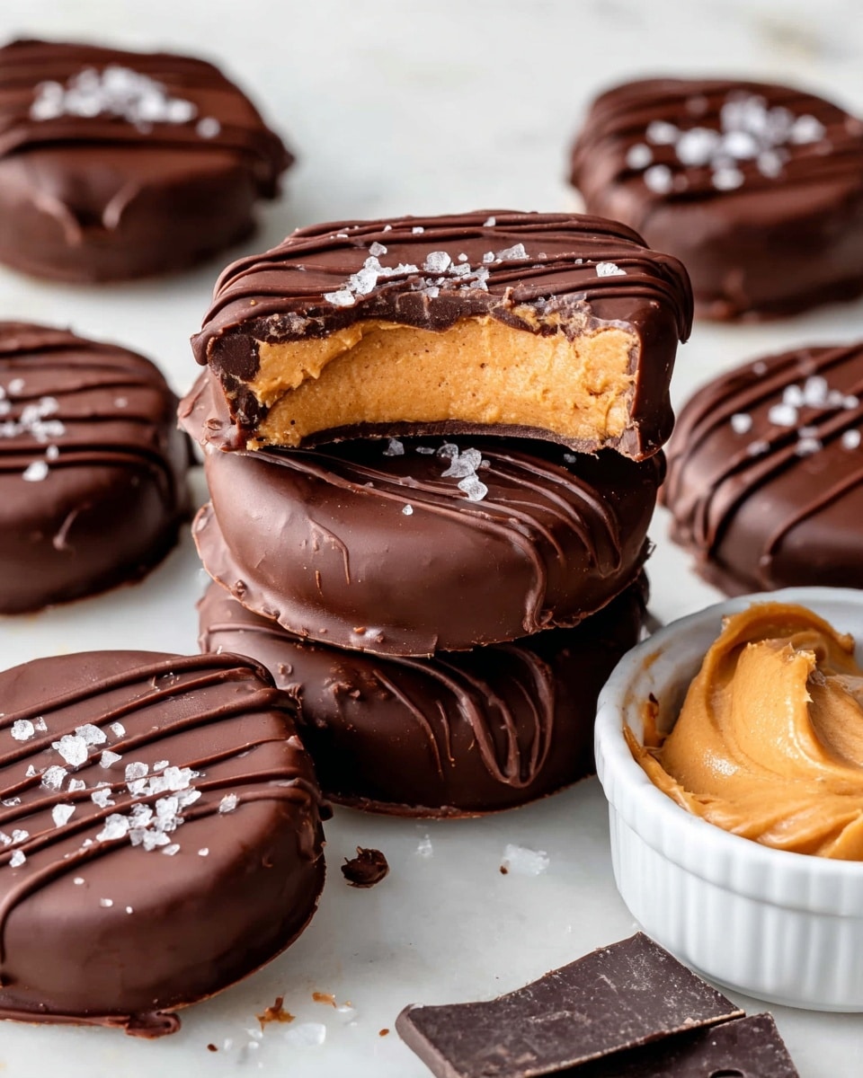 Healthy High-Protein Reese’s Eggs with Dark Chocolate | Guilt-Free Treats