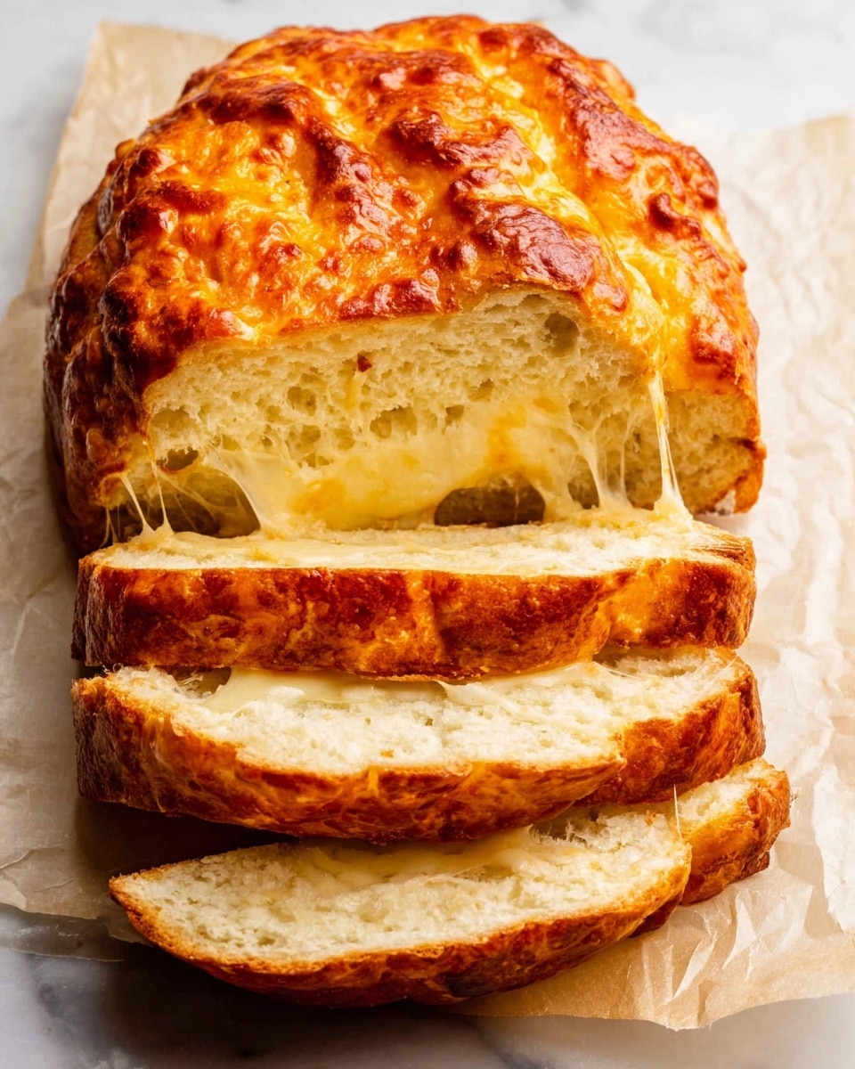 No-Knead Cheddar Cheese Bread: Easy & Irresistible
