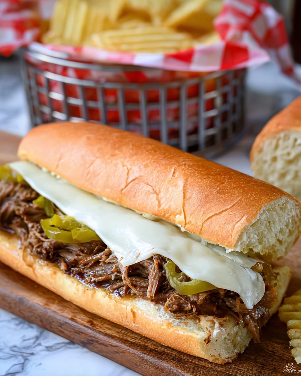 Slow Cooker Italian Beef Sandwiches | Hearty & Flavorful