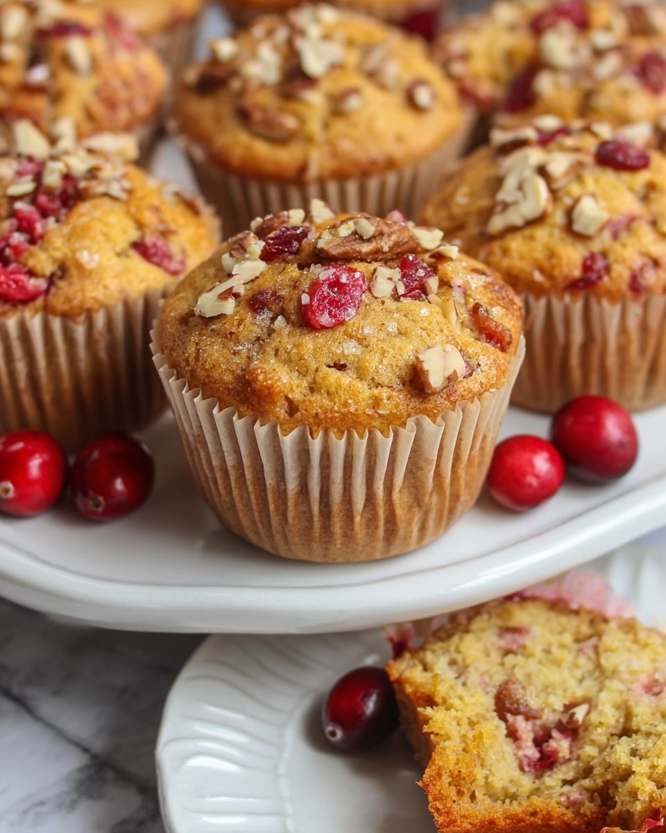 Fresh Cranberry Muffins - Bright, Tart, and Cozy Breakfast Favorite