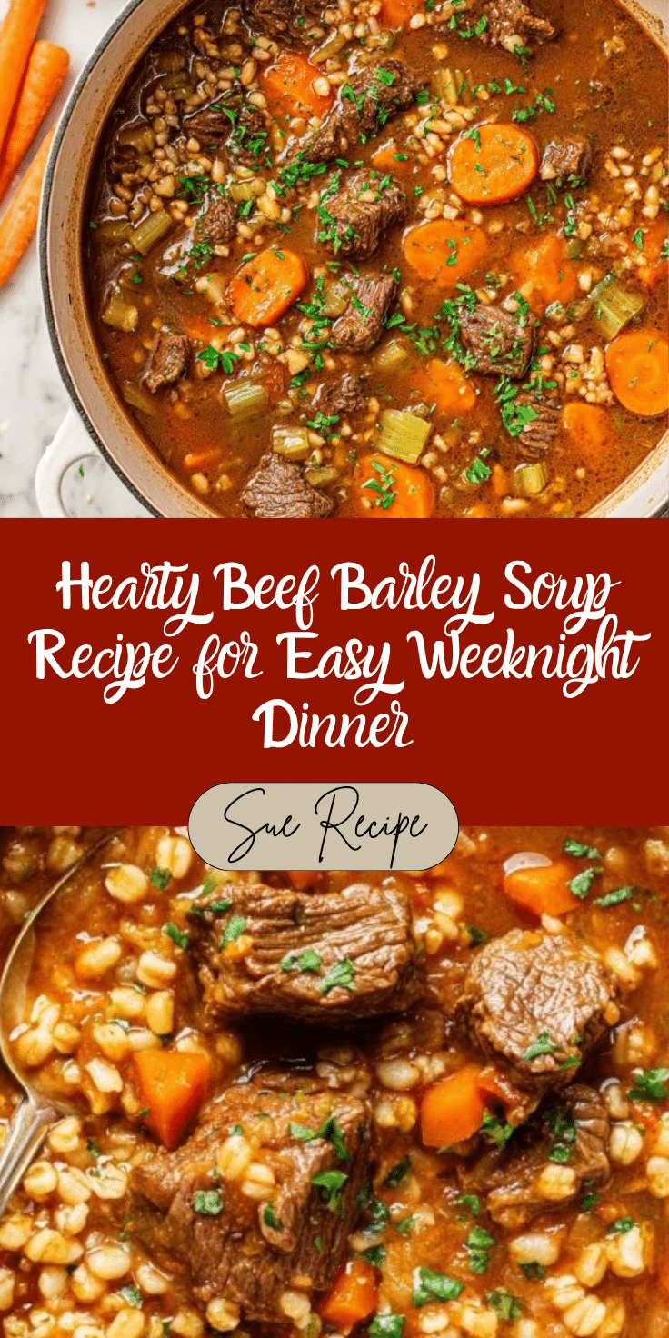 Beef Barley Soup: Cozy, Hearty & Flavorful Favorite