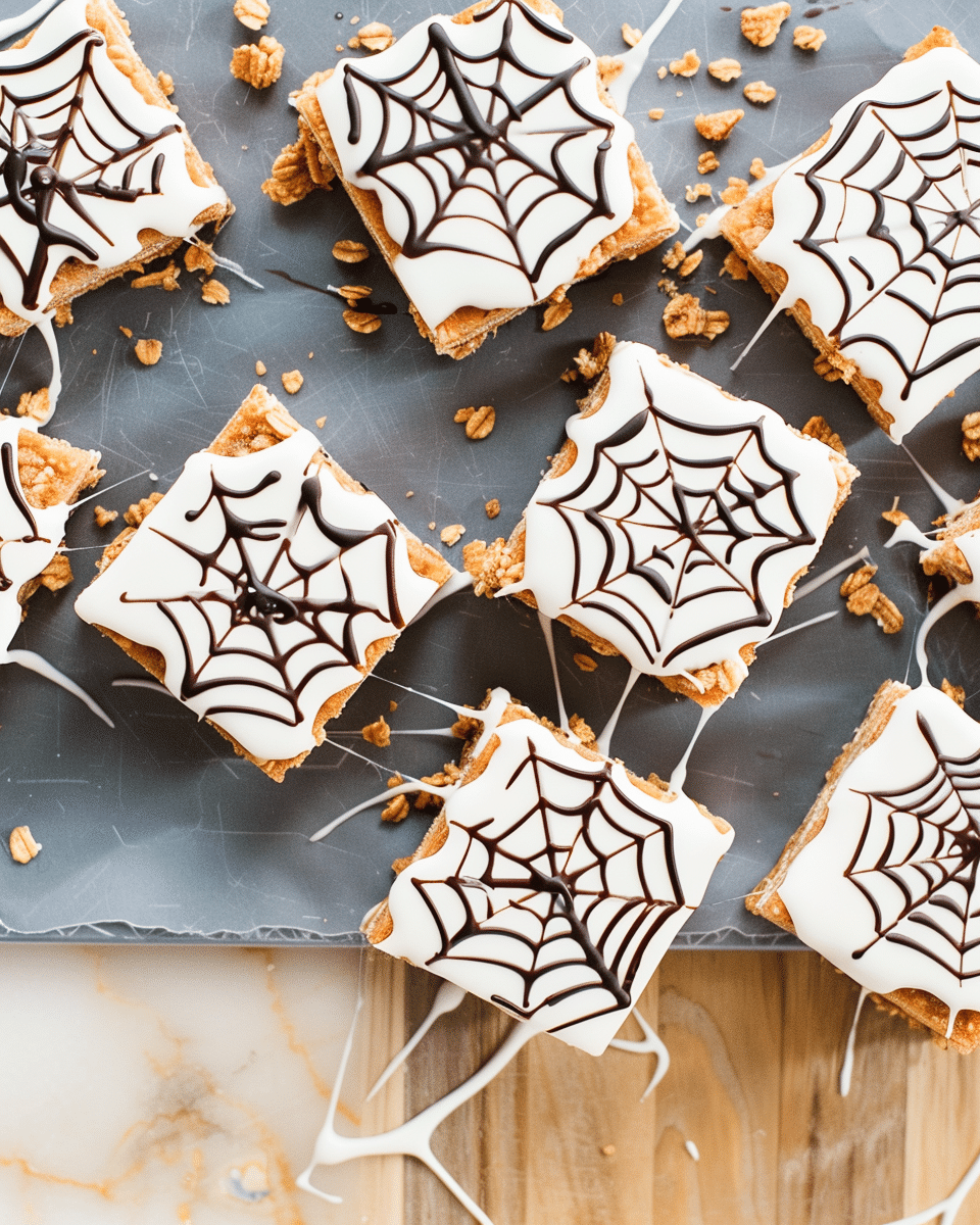 Spider Web Cereal Treats | Sue Recipe