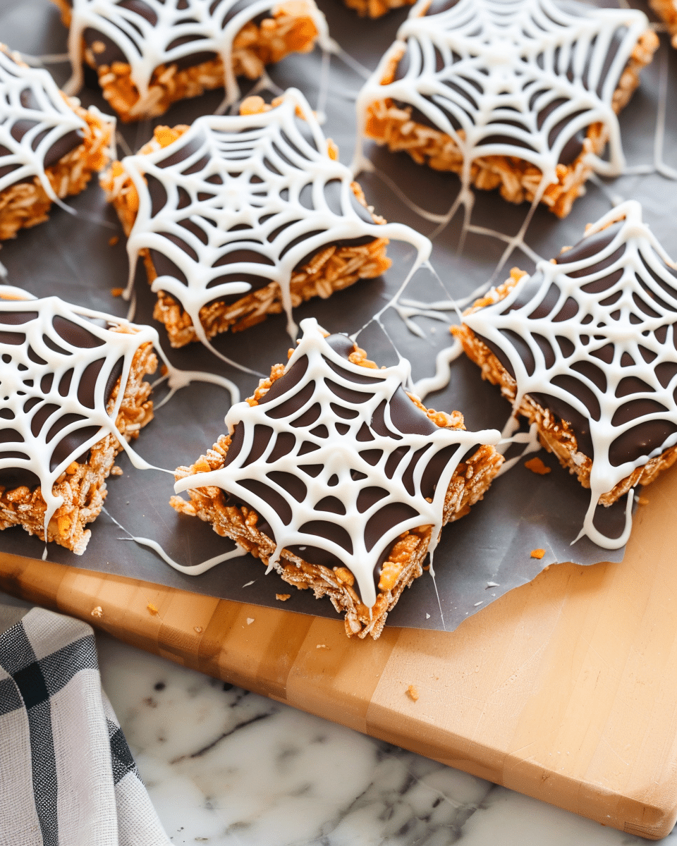 Spider Web Cereal Treats | Sue Recipe