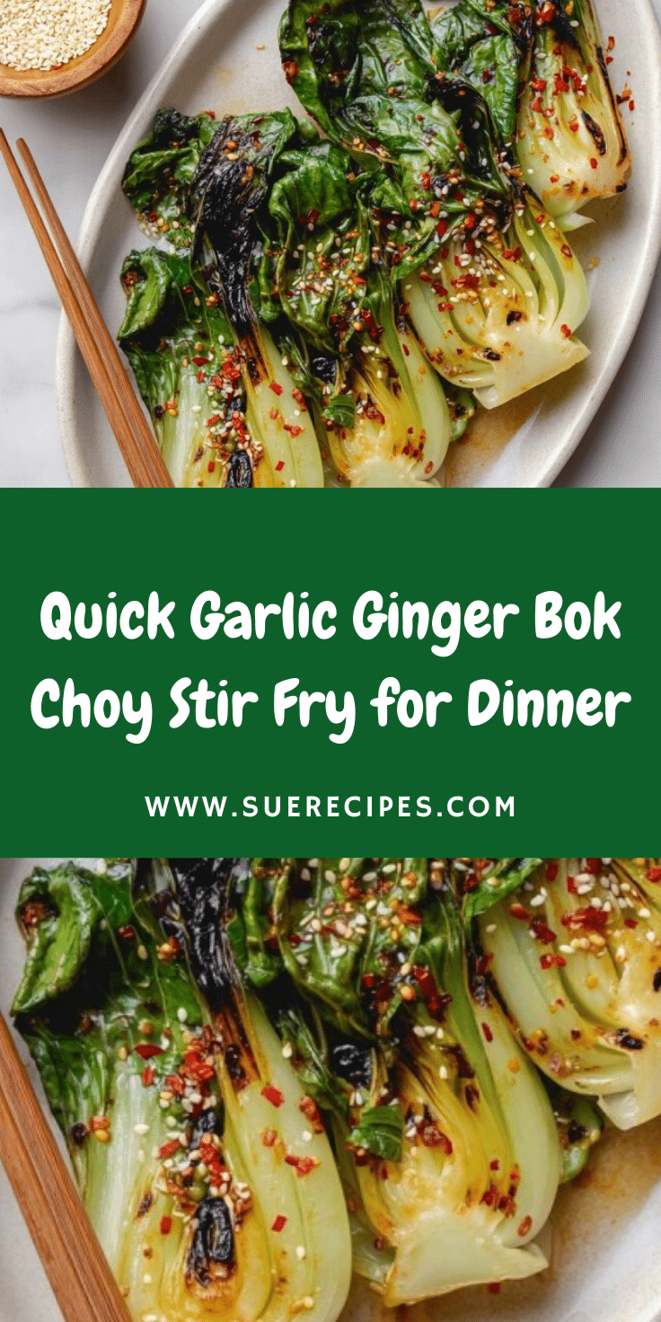 Quick Bok Choy with Garlic and Ginger: Fresh & Flavorful