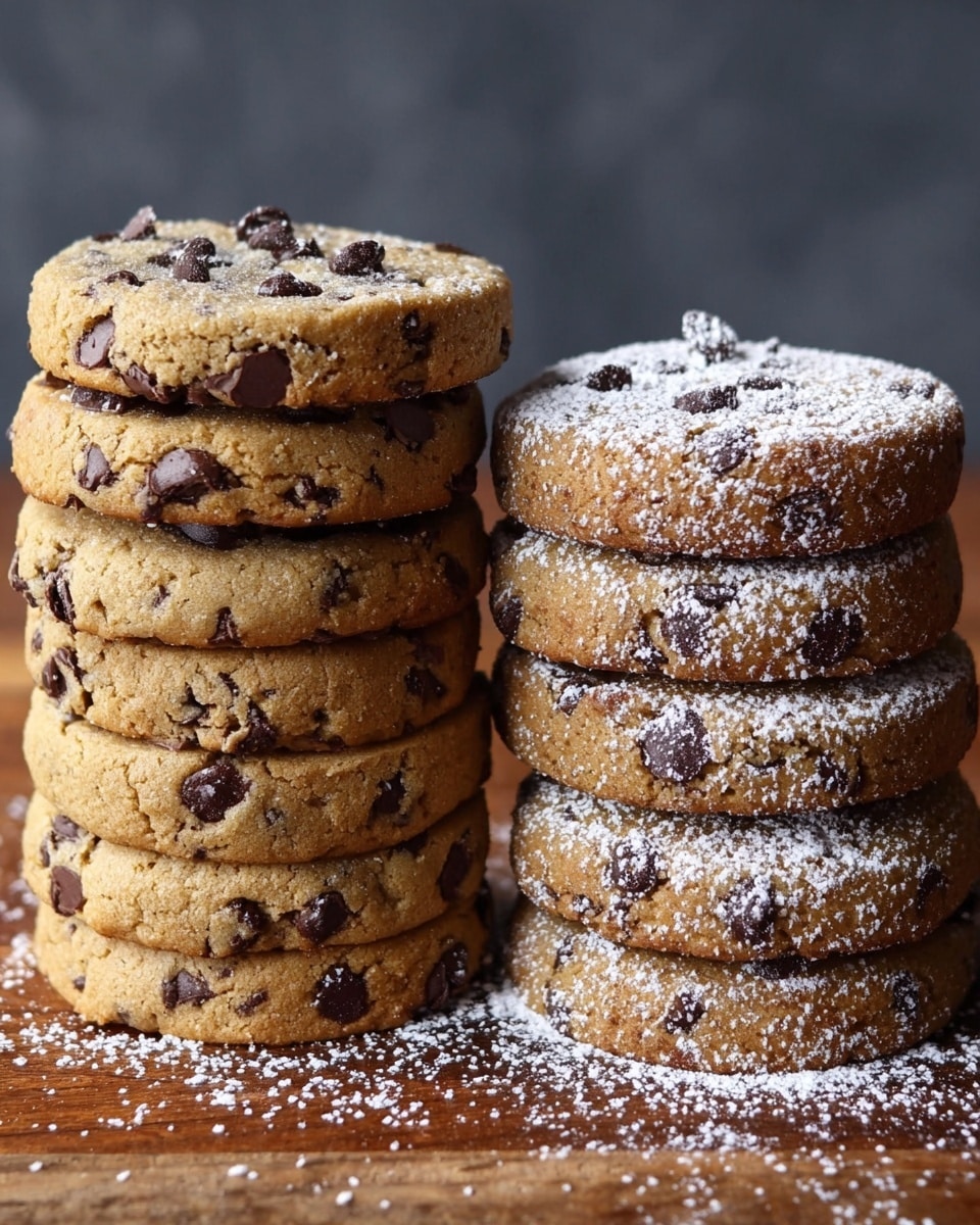 Espresso Shortbread Cookies with Toffee Chunks | Irresistible & Easy