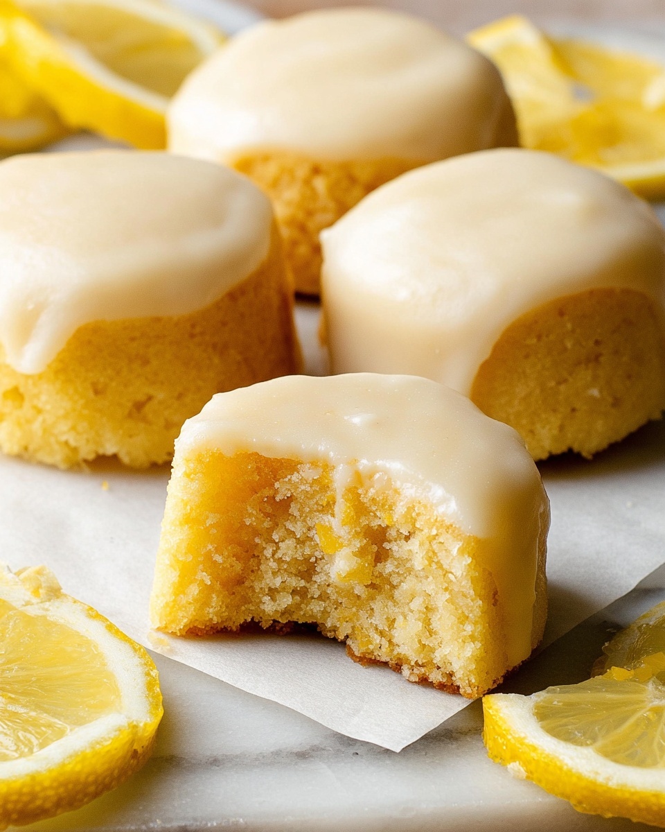 Mini Lemon Drop Cakes - Bright, Tangy Lemon Desserts