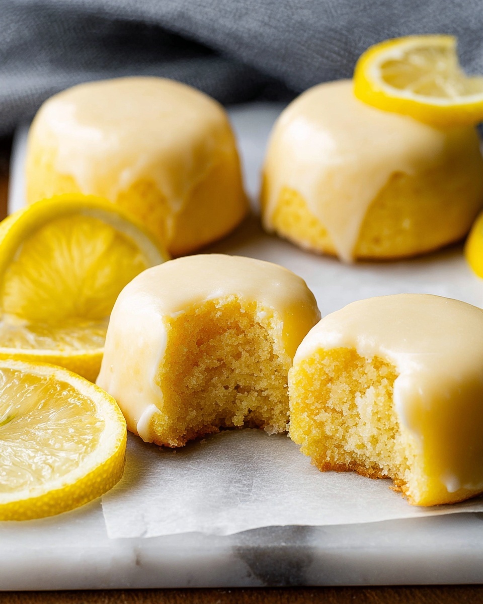 Mini Lemon Drop Cakes - Bright, Tangy Lemon Desserts