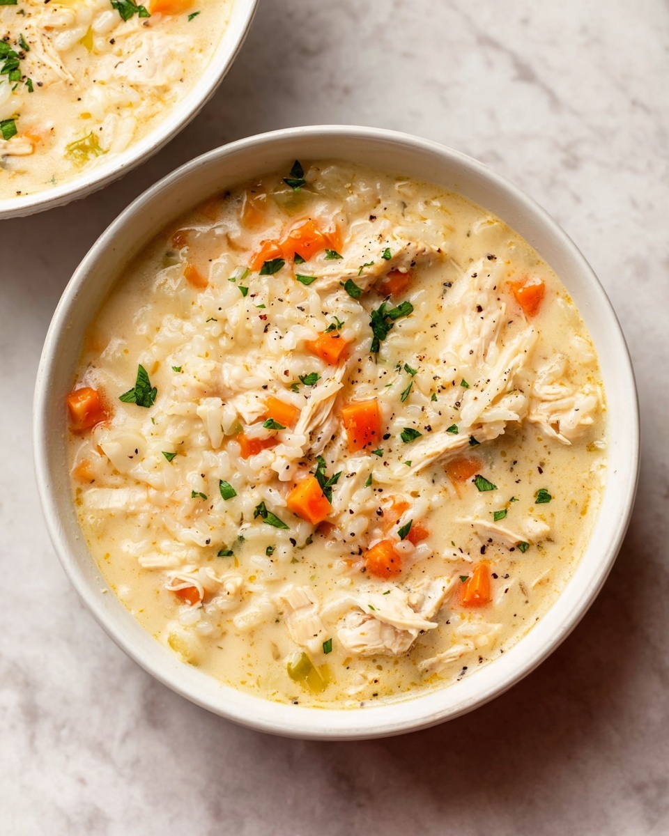 Creamy Chicken and Rice Soup: Cozy, Delicious Comfort Food